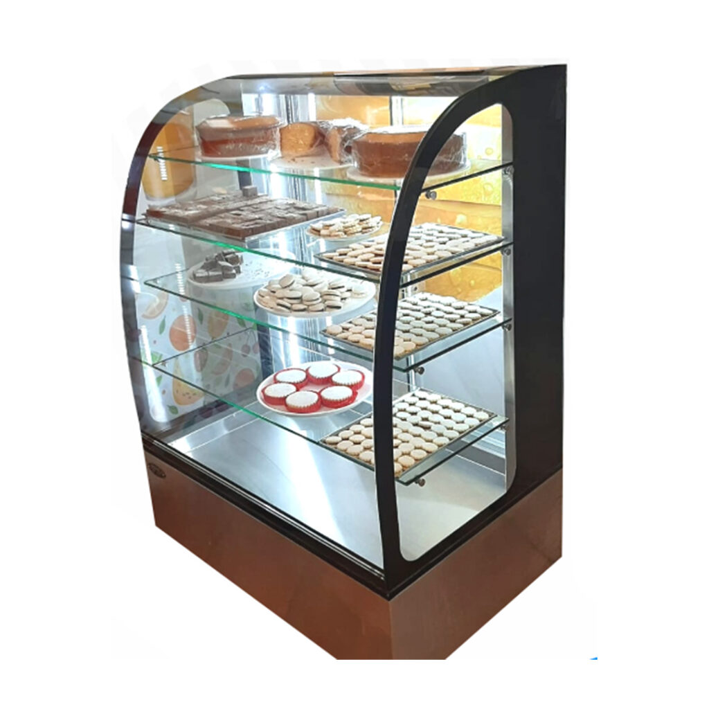 Exhibidora curvo pastelera - Frio Aceros